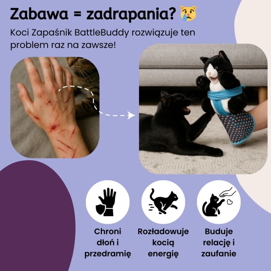 Koci Zapaśnik BattleBuddy - KocieCentrum.pl